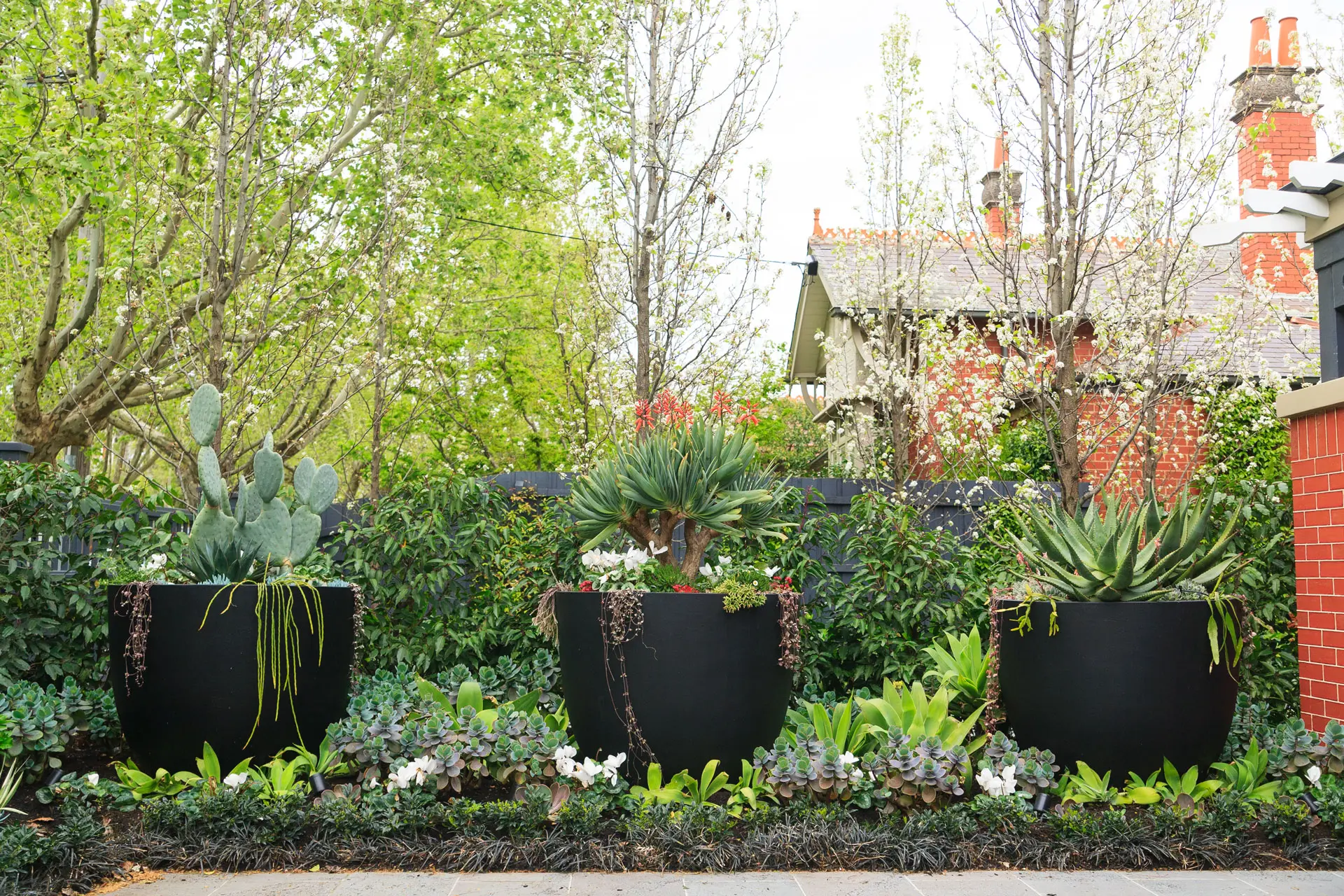 BLACK POTS FOR TIMELESS GARDEN APPEAL | Kellock Pots & Planters