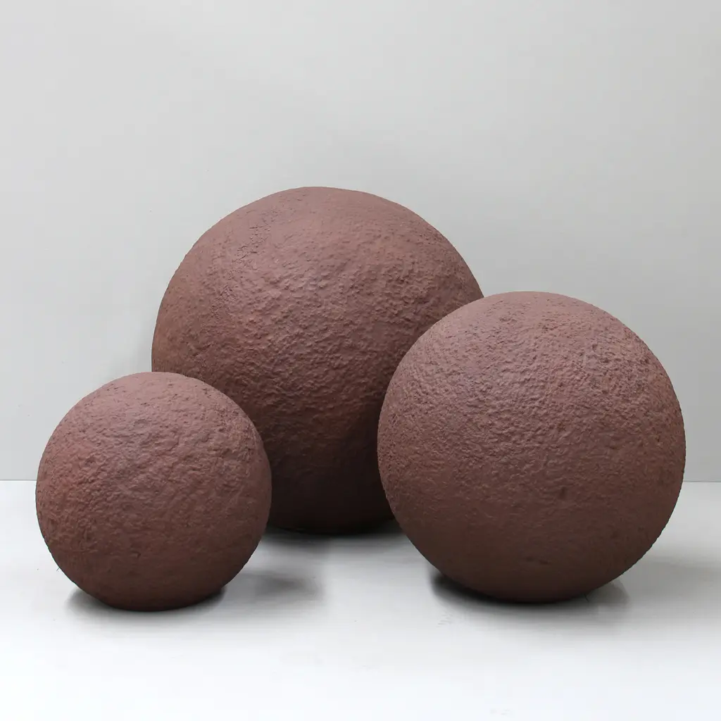 Burnt Umber Adobe Orb | Kellock Pots & Planters