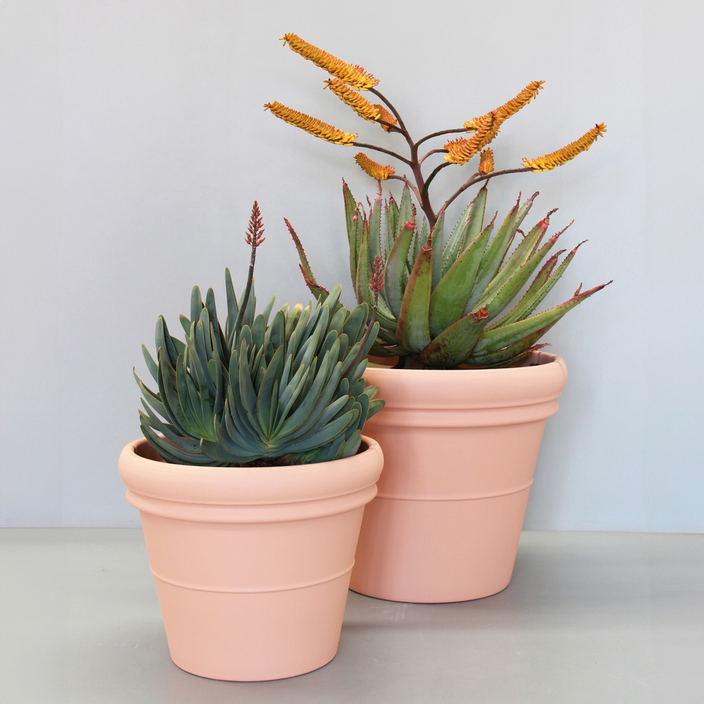 Cretan Finish Double Rim Pot | Kellock Pots & Planters