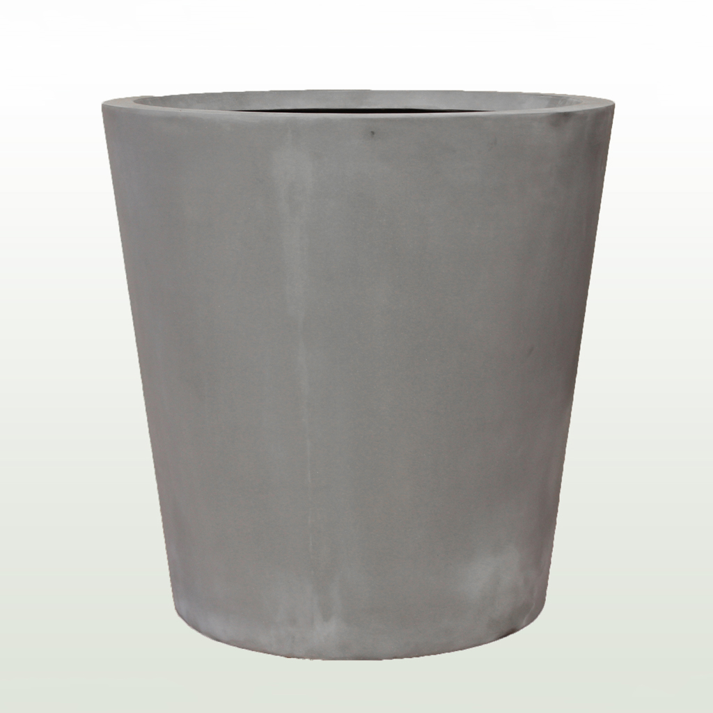 Natural Cement Wellington Round Tapered Pot | Kellock Pots & Planters